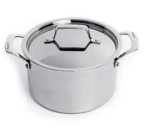 BERGHOFF Professional Tri-ply 18/10 Ss 8' Stock Pot, 4qt - One-color