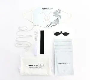 CURRENTBODY Skin Led Light Therapy Mask & Hydrogel Masks