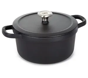 BERGHOFF 6- Quart Graphite Enamel Cast Iron Cov Ered Stock Pot - One-color