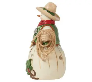 JIM SHORE Cowboy Snowman Figurine