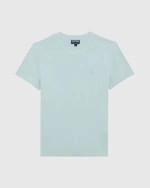 Vilebrequin Terry Tshirt Solid Tee Shirt Tiramisu - Blue