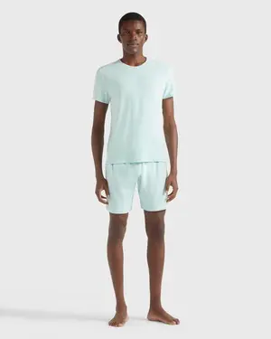 Vilebrequin Terry Tshirt Solid Tee Shirt Tiramisu - Blue