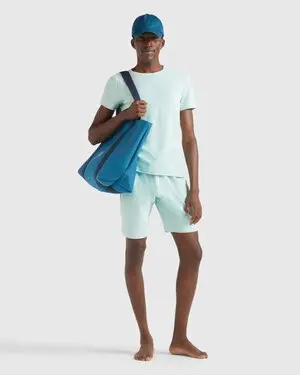 Vilebrequin Terry Tshirt Solid Tee Shirt Tiramisu - Blue