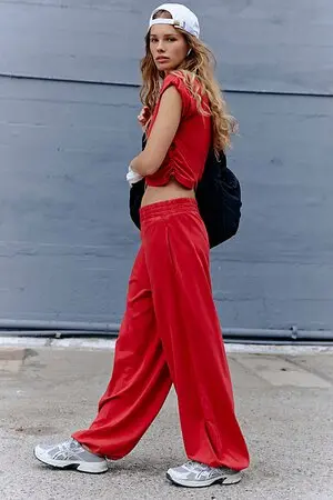 Free People Hot Shot Crossover Set - Candy Apple
