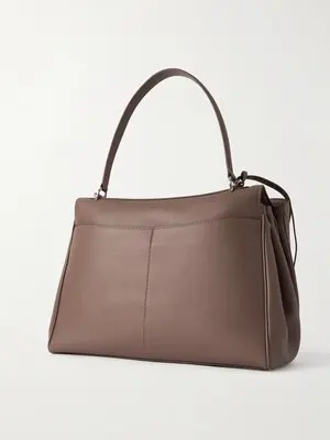Balenciaga Rodeo Leather Shoulder Bag - Gray