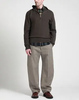 Burberry Sweater In Dark Wool - Brown