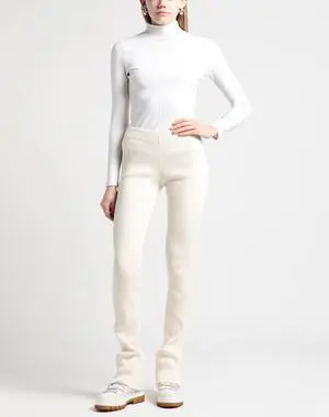 BARROW Flared Slim-leg Pants - White