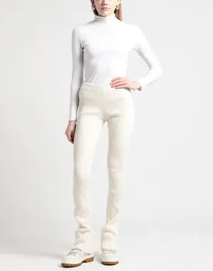 BARROW Flared Slim-leg Pants - White