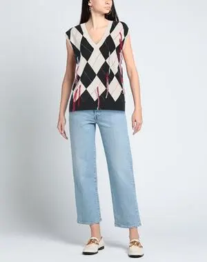 BALLANTYNE Cashmere Geometric-print Sweater
