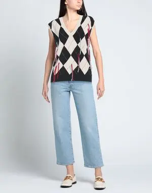 BALLANTYNE Cashmere Geometric-print Sweater