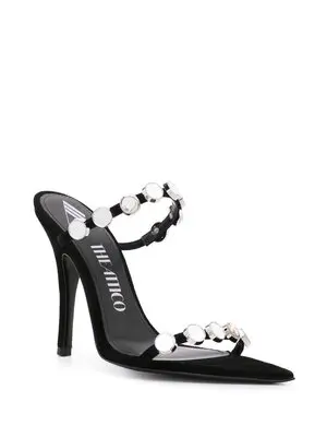Attico 105mm Studded Sandals