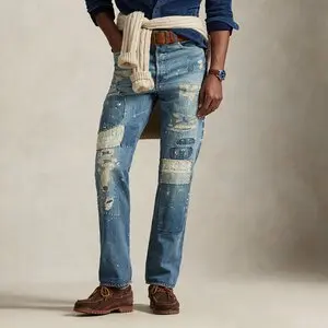 Ralph Lauren Heritage Straight Distressed Jeans - Trowbridge