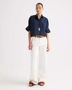 TWP Next Ex Cotton Shirt - Midnight