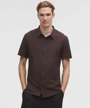 Lululemon Airing Easy Short-sleeve Shirt Sequoia