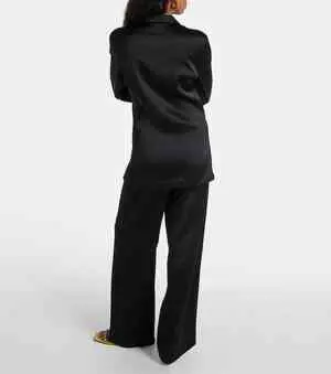 TOTEME Satin Shirt - Black