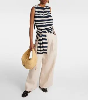 Max Mara Striped Cotton Top