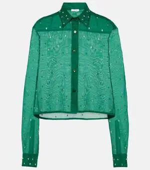 Oseree Embellished Shirts For Women