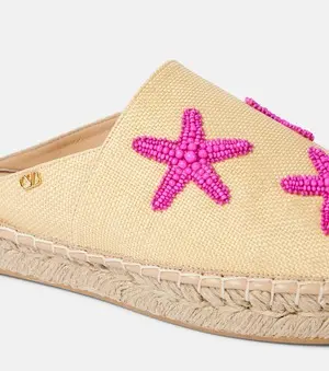 Valentino Garavani Starfish Beaded Espadrilles