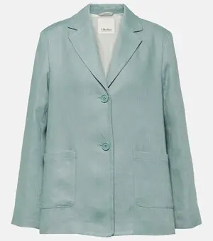 Max Mara Socrates Single-breasted Blazer - Blue