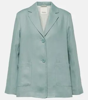 Max Mara Socrates Single-breasted Blazer - Blue