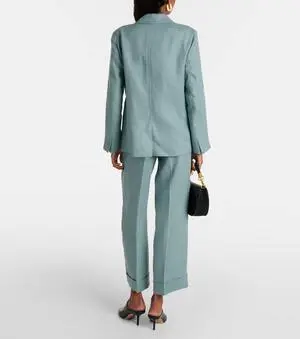 Max Mara Socrates Single-breasted Blazer - Blue