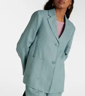 Max Mara Socrates Single-breasted Blazer - Blue