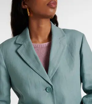 Max Mara Socrates Single-breasted Blazer - Blue