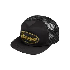 Supreme Silk Mesh Back 5-panel Cap - Black
