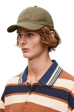 Loewe LOEWE Canvas Cap Military Green