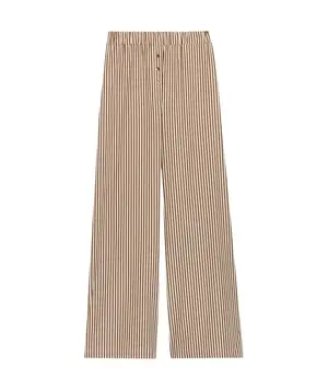 Claudie Pierlot Bronze Striped Trousers - Bronze