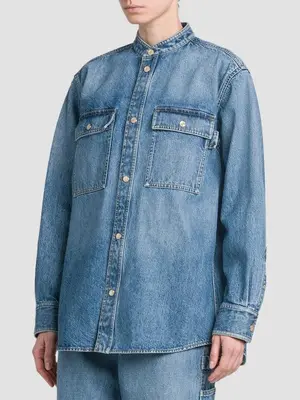 Bottega Veneta Eco Wash Denim Shacket