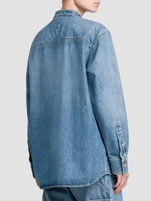 Bottega Veneta Eco Wash Denim Shacket