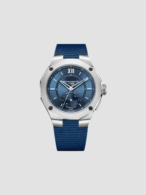 Baume & Mercier Riviera 10761 Stainless Steel, Rubber & Canvas Strap Watch/43mm - Blue