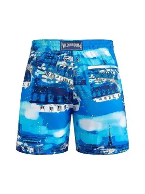Vilebrequin Paris Printed Swim Trunks