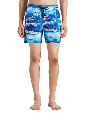 Vilebrequin Paris Printed Swim Trunks