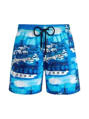 Vilebrequin Paris Printed Swim Trunks