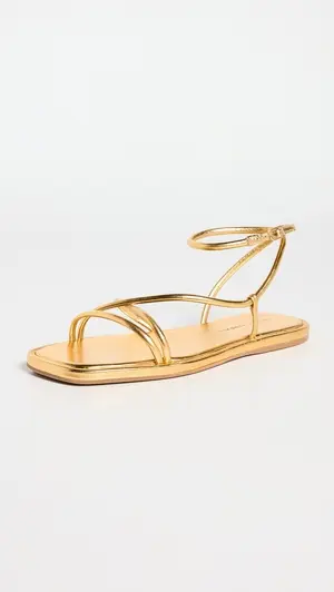 LOEFFLER RANDALL Noor Strappy Sandals - Gold