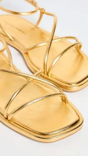 LOEFFLER RANDALL Noor Strappy Sandals - Gold