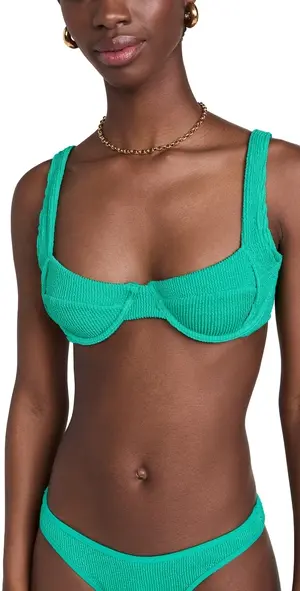 Good American Always Fit Support Demi Bikini Top