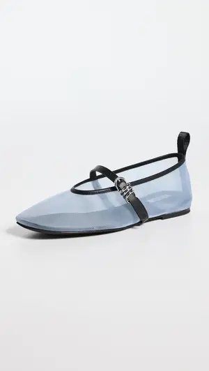Rag & Bone Spire Mesh Mary Jane Flats