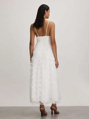 Anna Quan Applique Drop Waist Maxi Dress