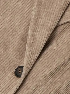 Brunello Cucinelli Double-breasted Corduroy Coat