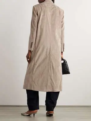 Brunello Cucinelli Double-breasted Corduroy Coat