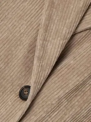 Brunello Cucinelli Double-breasted Corduroy Coat