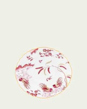 GINORI 1735 Oro Di Doccia Magenta Tea Saucer - Gldmagnt
