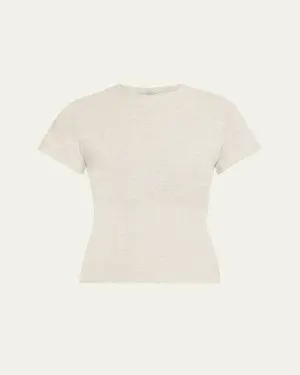 SKIMS Cotton Jersey Crewneck T-shirt - Light Heather Grey