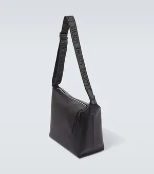Loewe Cubi Leather Crossbody Bag - Black