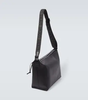 Loewe Cubi Leather Crossbody Bag - Black