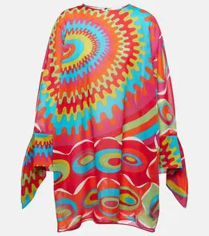 Emilio Pucci Bersaglio Printed Cotton Kaftan