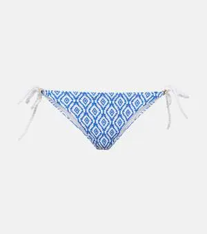 Heidi Klein Sardinia Printed Bikini Bottom - Blue